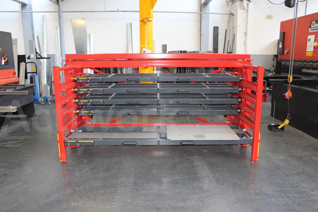 RAYONNAGE A TIROIRS FORTE CHARGE SUR MESURE | Actiwork
